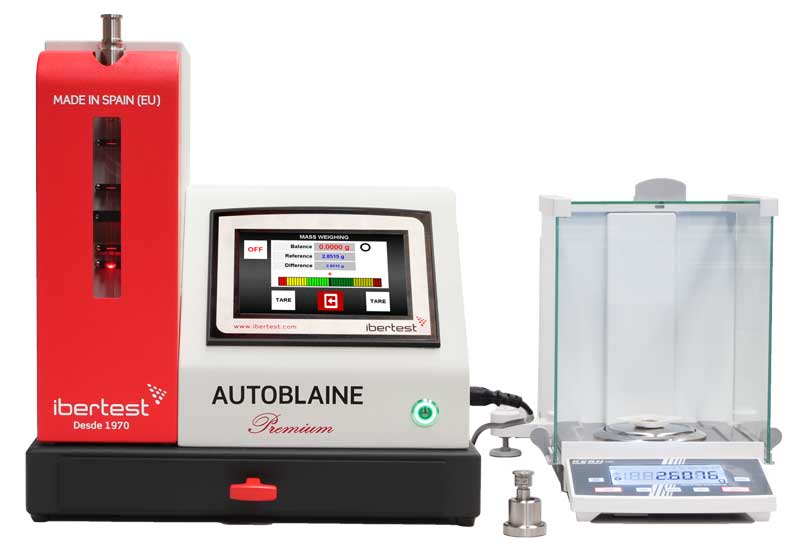 AUTOBLAINE PREMIUM permeability Blaine cement test