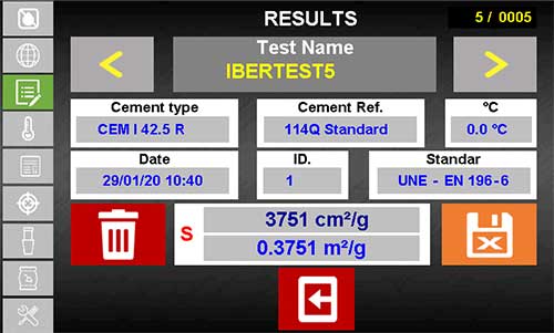 AUTOBLAINE PREMIUM permeability Blaine cement test